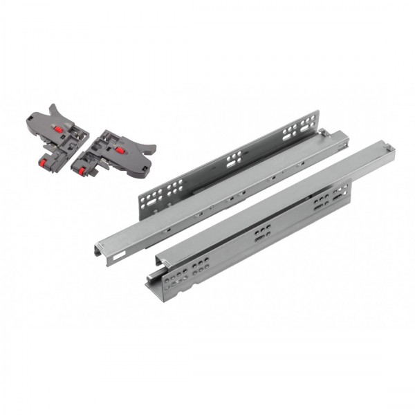 StrongRide 3D full extension slide set with brackets, soft close L500