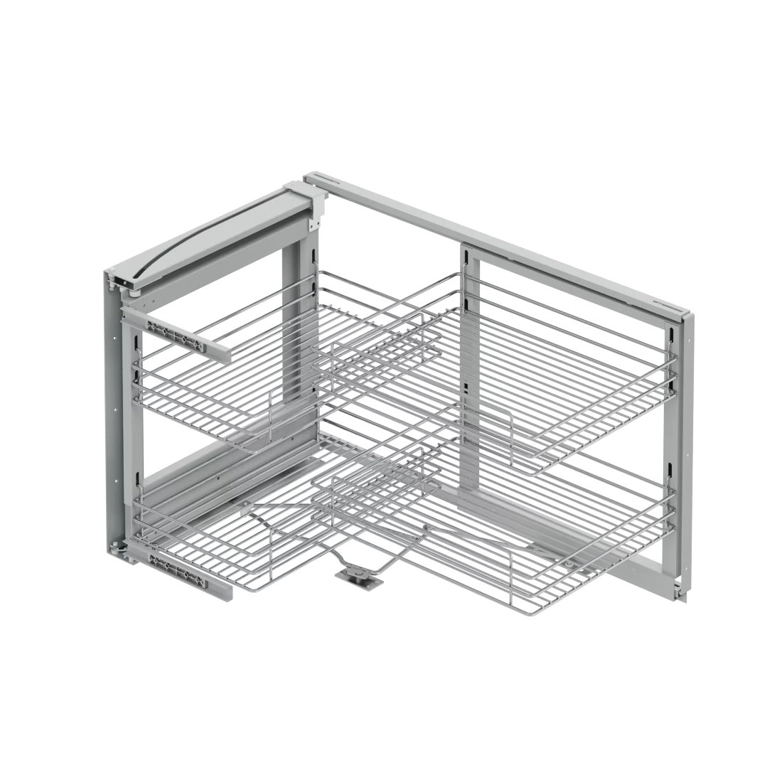 Secret Corner mechanism, 450, left side, chrome