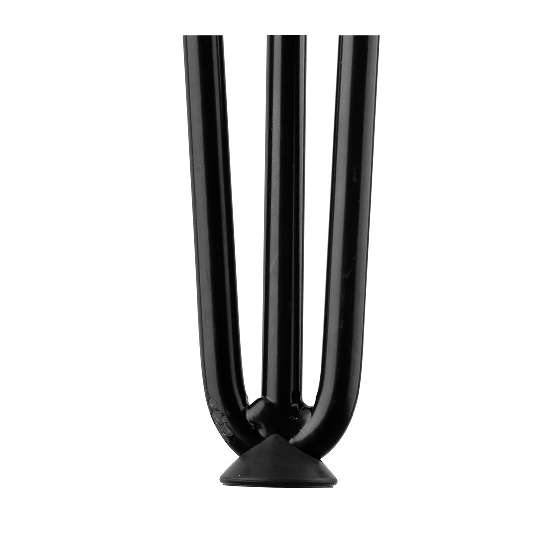 Strong metalinė stalo koja 420mm, matinė juoda | UAB Trukmė