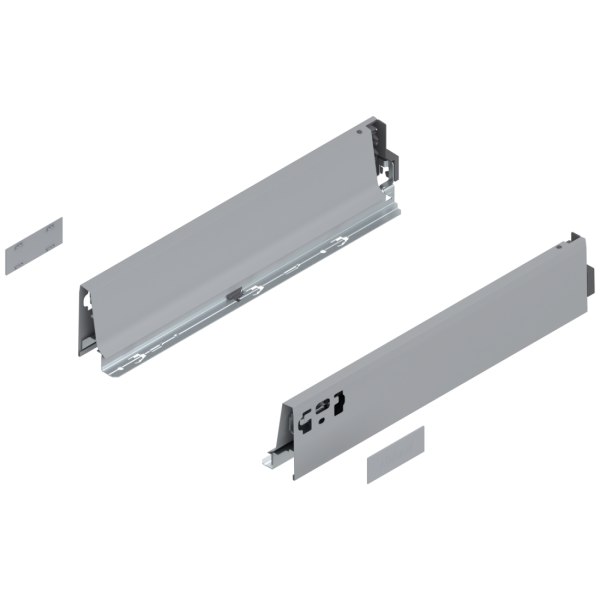 “Blum Intivo/Antaro” drawer side, M, L+R 400mm, light grey