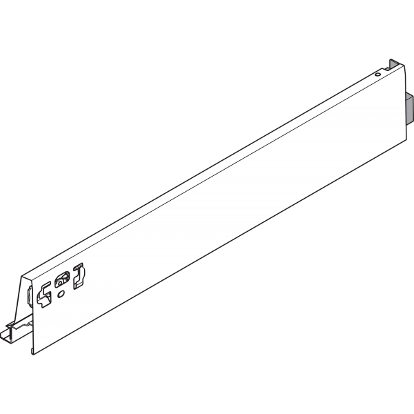“Blum Intivo/Antaro” drawer side (R) L500 mm, white