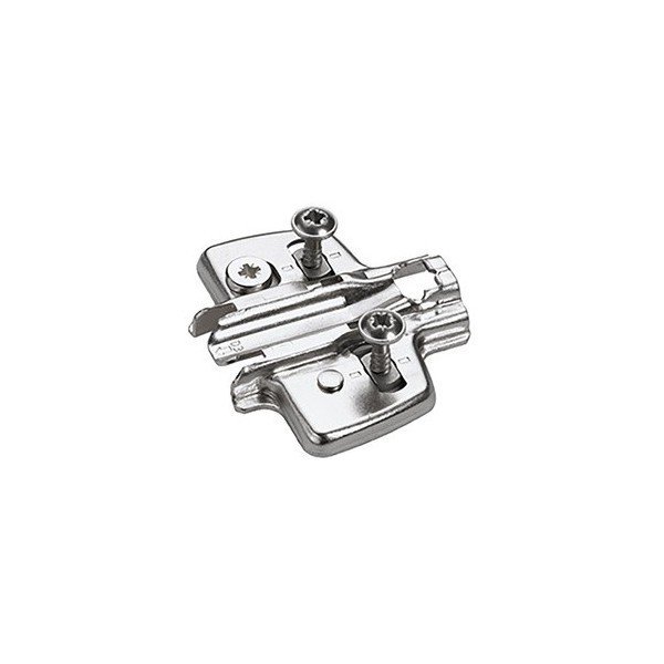 “Sensys” hinge plate D0mm with wood screws and eccentric height adjustment
