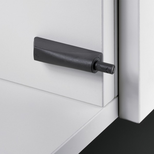 Push to open Magnet screwed, 37mm, anthracite
