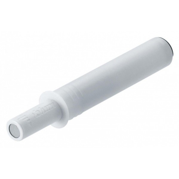 TIP-ON door push catch, drilled 50 mm, white
