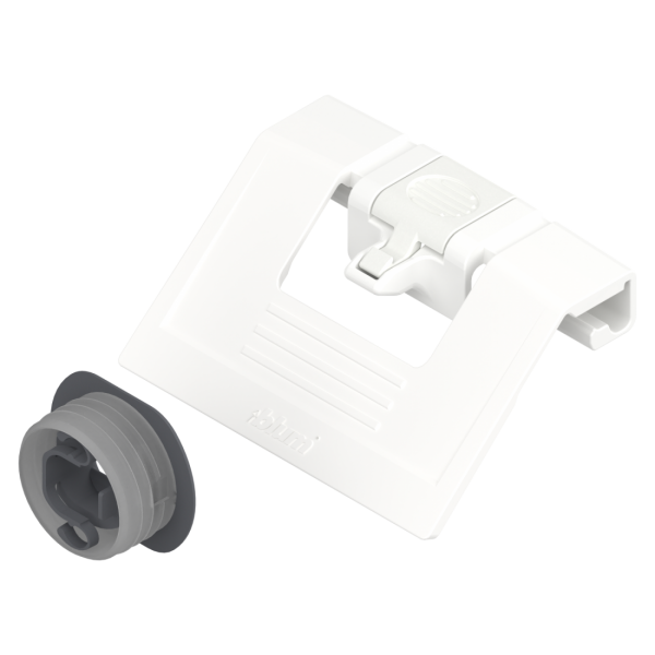 “Blum Intivo/Antaro” handle for internal drawer with latch, white