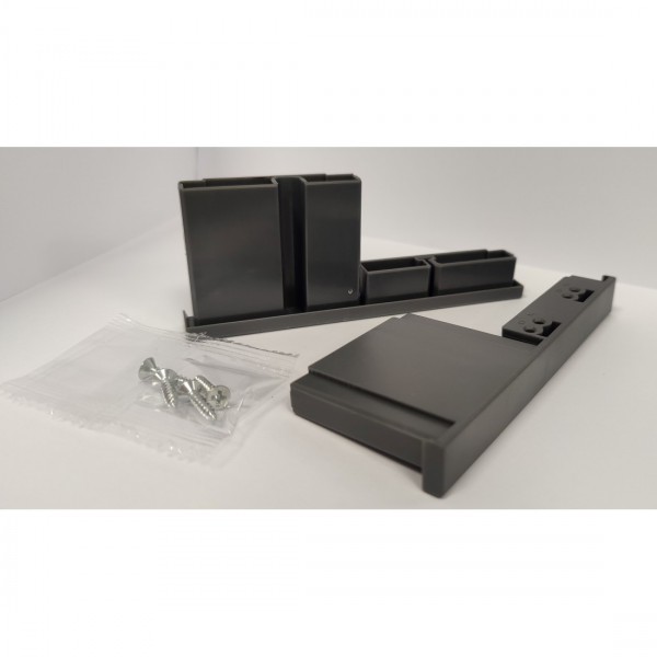 Hanstar Designo facade brackets H90, dark gray color