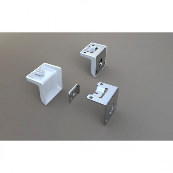 Hanging angle 47x40.5x30.6mm, white