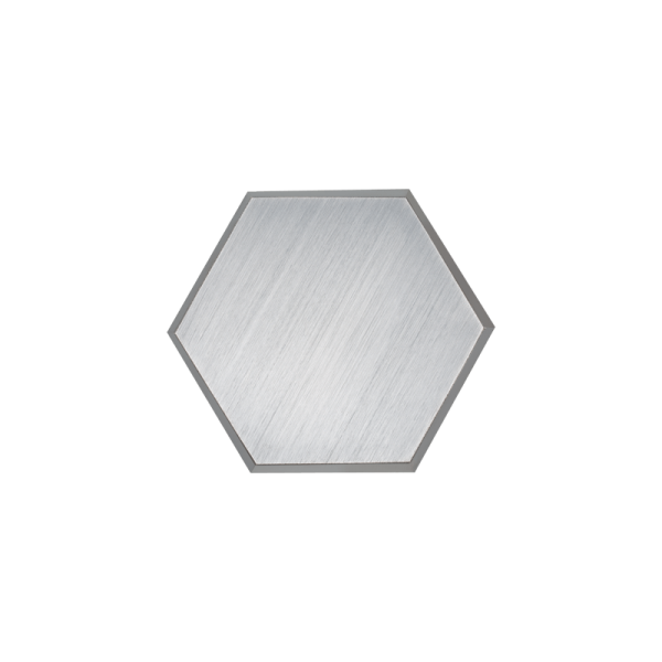 Wall decor Heksi Smooth 83 x 73 mm chrome color