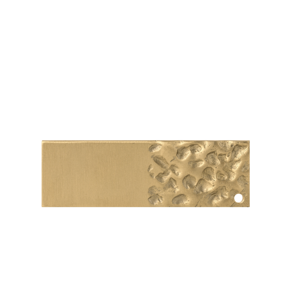 Wall decor Manta III XL 320 x 240 mm, natural brass color