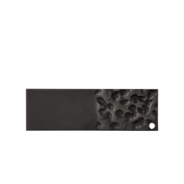 Wall decor Manta III XL 320 x 240 mm, black matte vecināts metāls